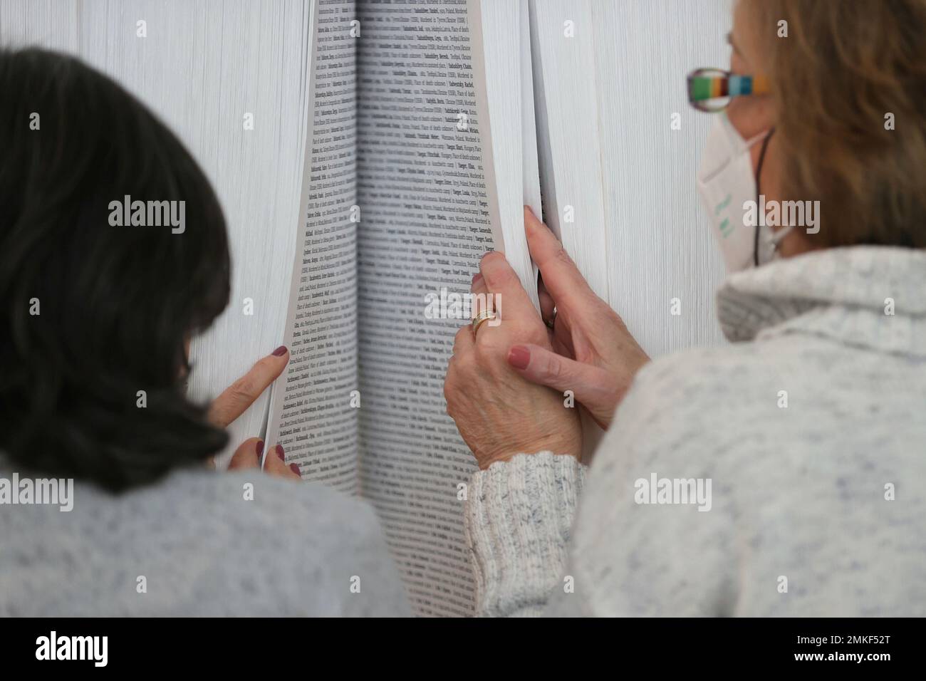Book of names of holocaust victims hi-res stock photography and images ...