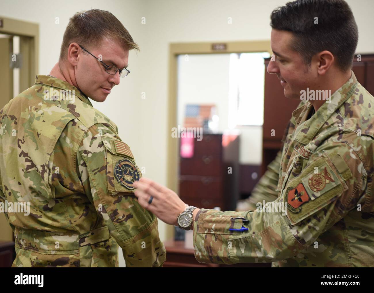 U.S. Air Force Lt. Col. Samuel Logan, 312th Training Squadron commander ...