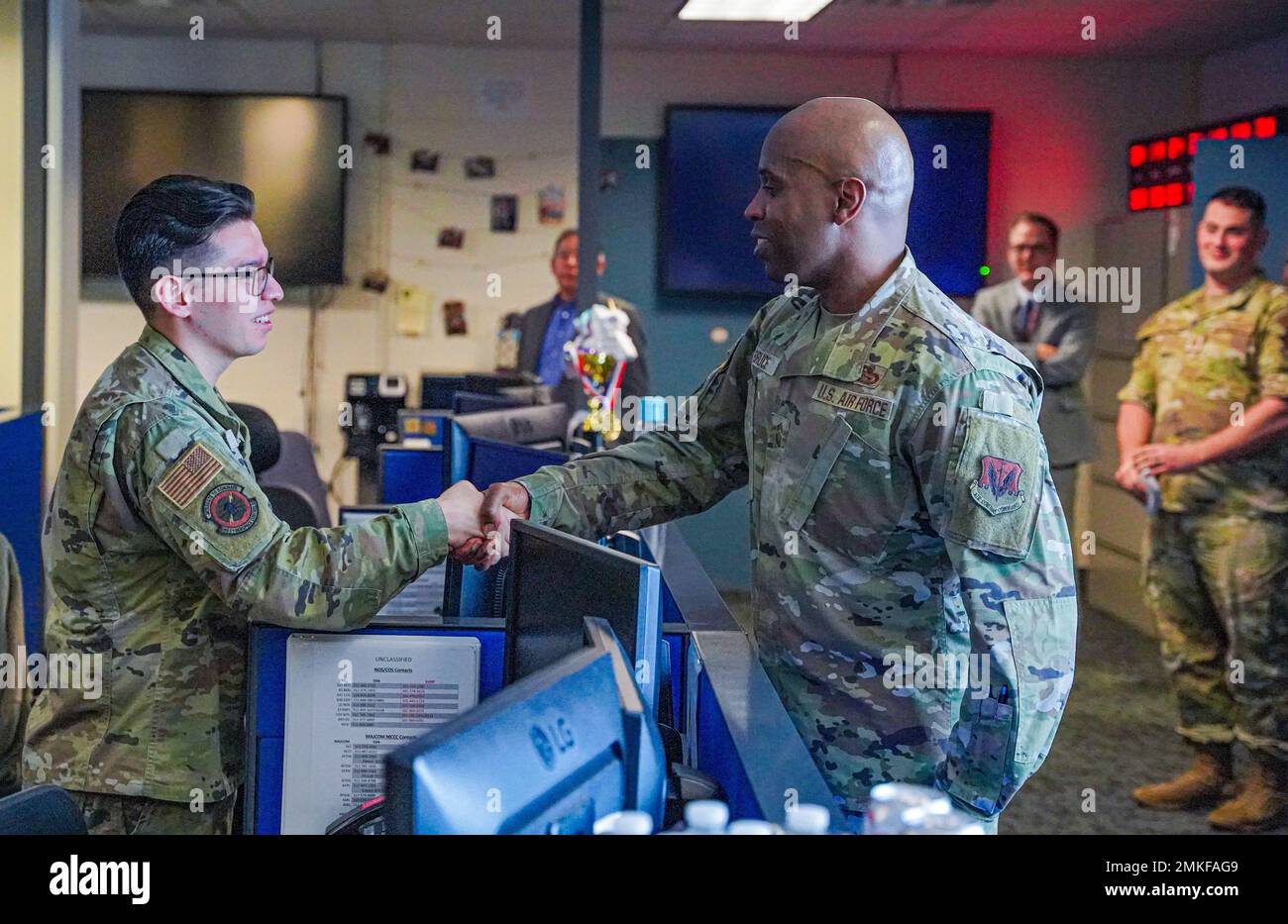 U.S. Air Force Chief Master Sgt., 16th Air Force Command Chief Kenneth ...