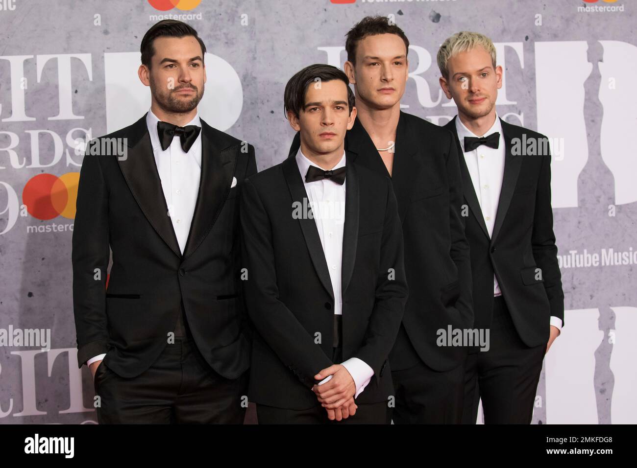 Members of 'The 1975', Matthew Healy, Ross MacDonald, George Daniel and ...