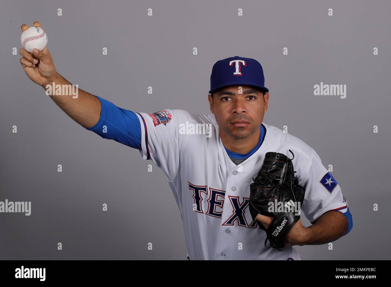This is a 2019 photo of Jeanmar Gomez of the Texas Rangers baseball ...
