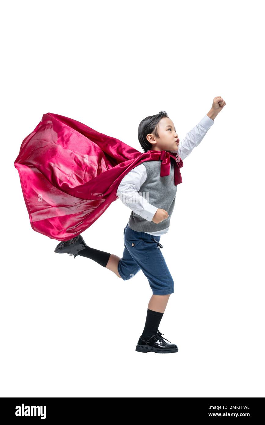 The little boy dressed in cape Stock Photo - Alamy