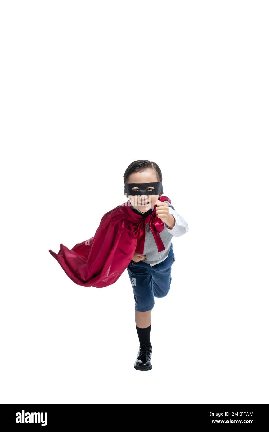 The little boy dressed in cape Stock Photo - Alamy