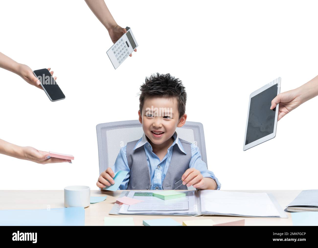 The little boy read data Stock Photo - Alamy