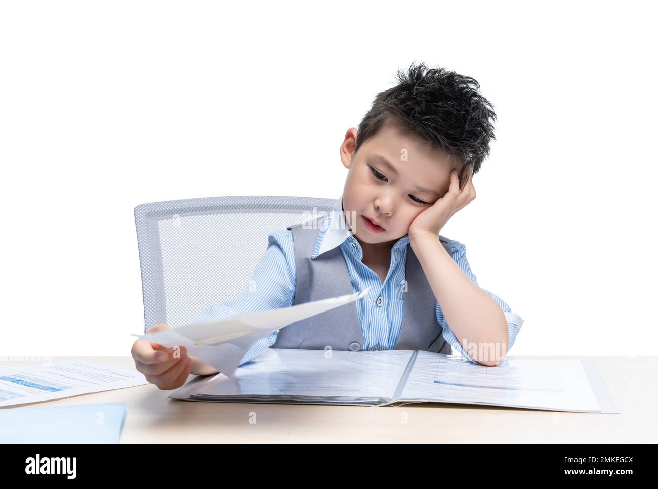 The little boy read data Stock Photo - Alamy