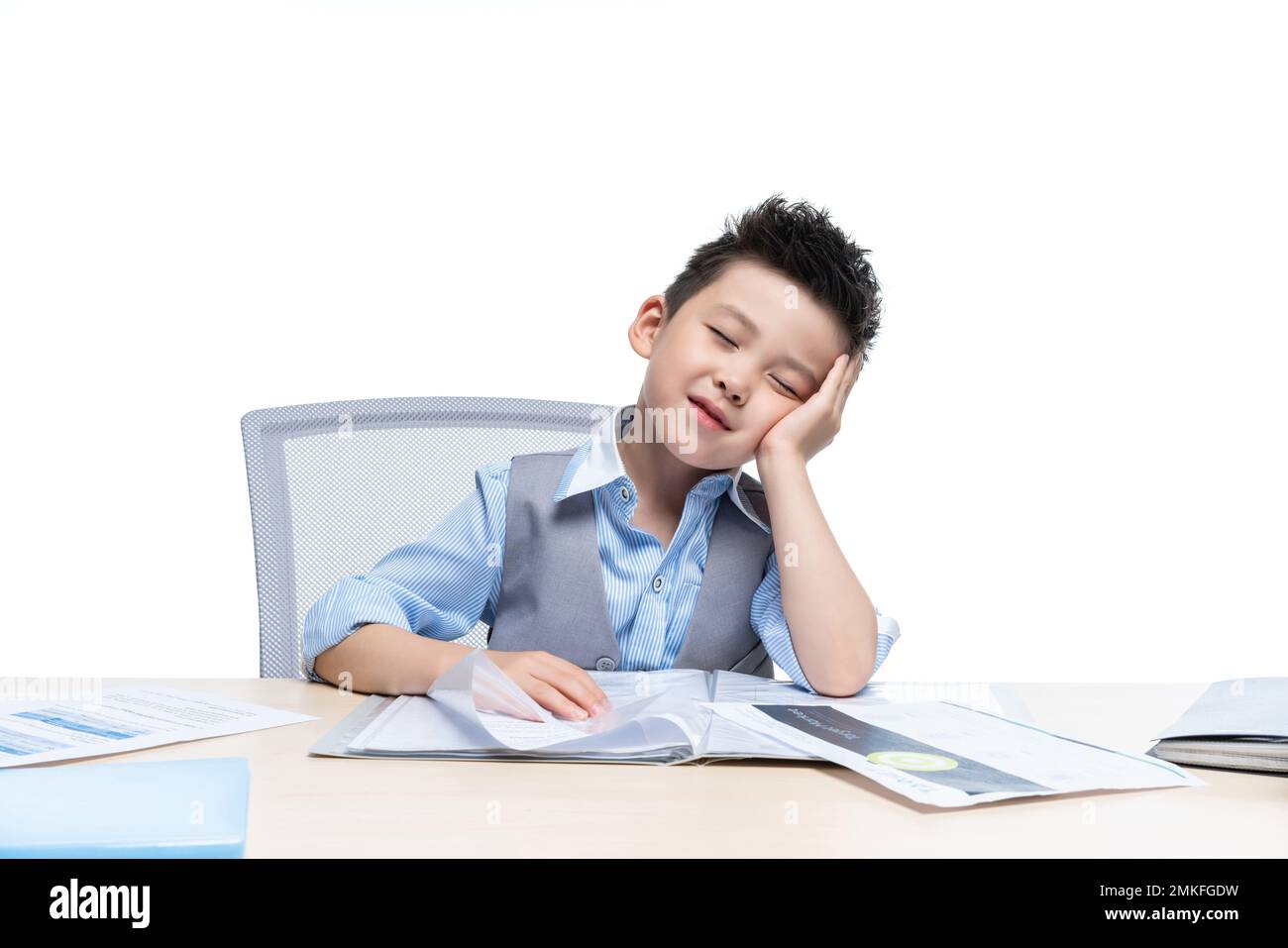 The little boy read data Stock Photo - Alamy