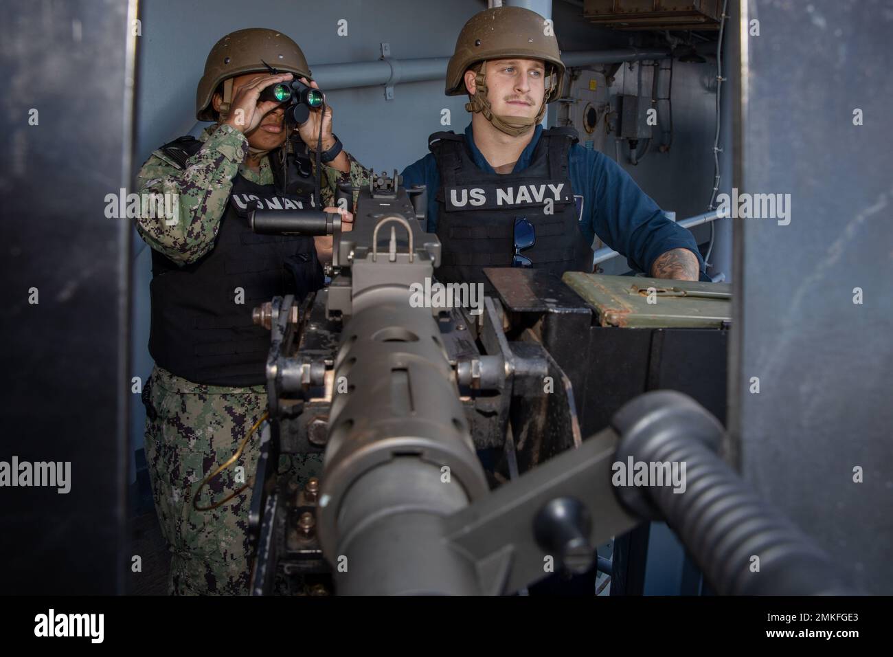 220908-N-VO895-1034 ATLANTIC OCEAN (Sept. 8, 2022) Gunner’s Mate 3rd ...