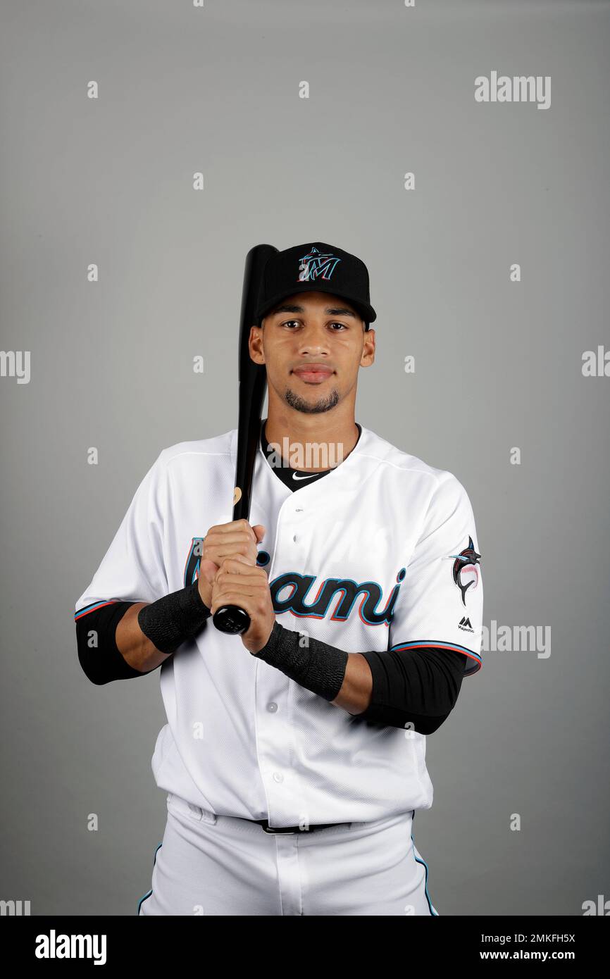 This is a 2019 photo of Victor Victor Mesa of the Miami Marlins ...
