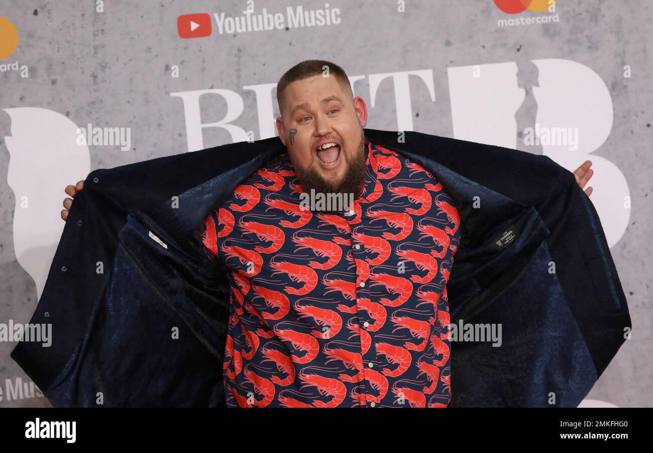 Singer Rag 'n' Bone Man poses for photographers upon arrival at the ...