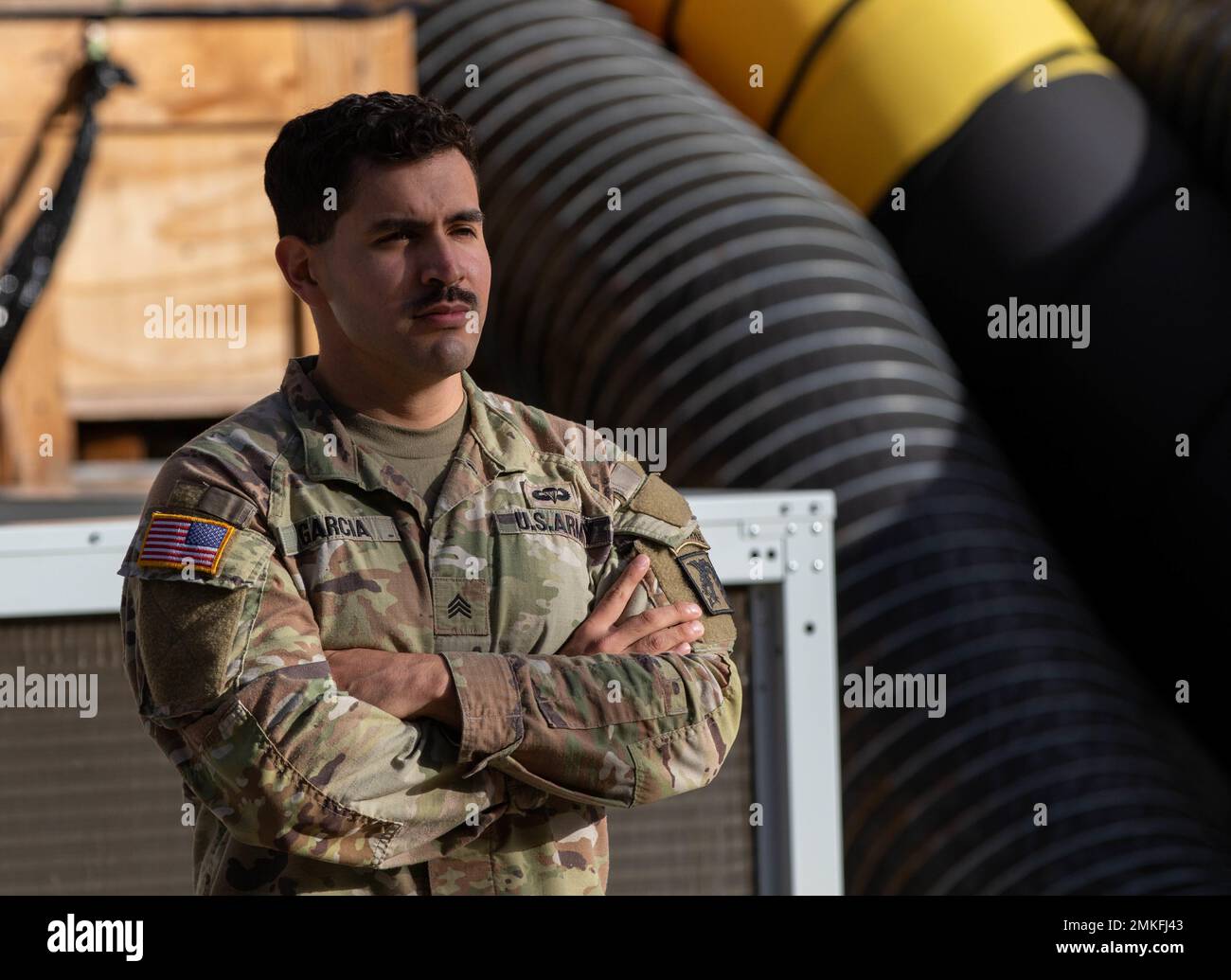 Sgt. Andres Garcia, who serves as an all-source intel analyst assigned ...