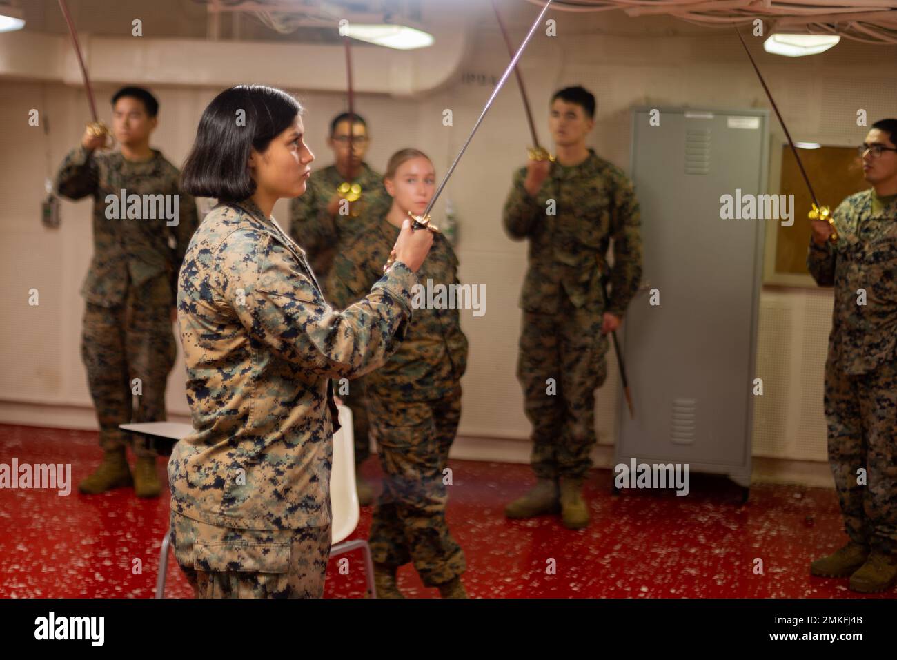 U.S. Marine Corps Cpl. Gabriella Gonzales, a chemical, biological ...