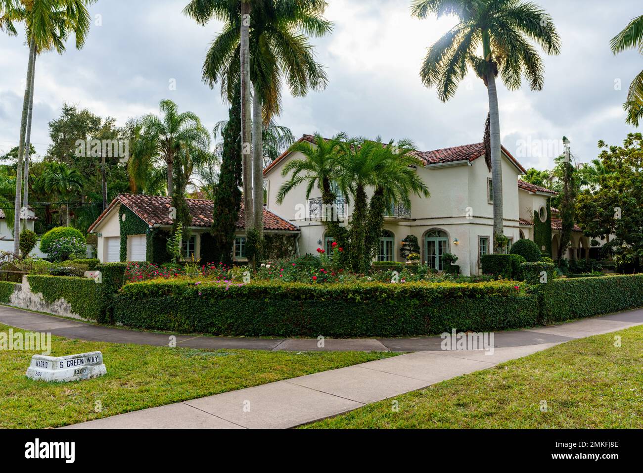 Coral Gables, FL, USA - January 28, 2023: Photo of a historic landmark ...