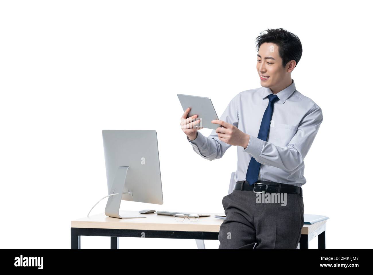 A young business man office Stock Photo - Alamy