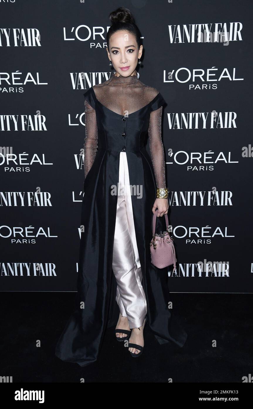 Fiona Xie attends the Vanity Fair and L'Oreal Paris' New Hollywood ...