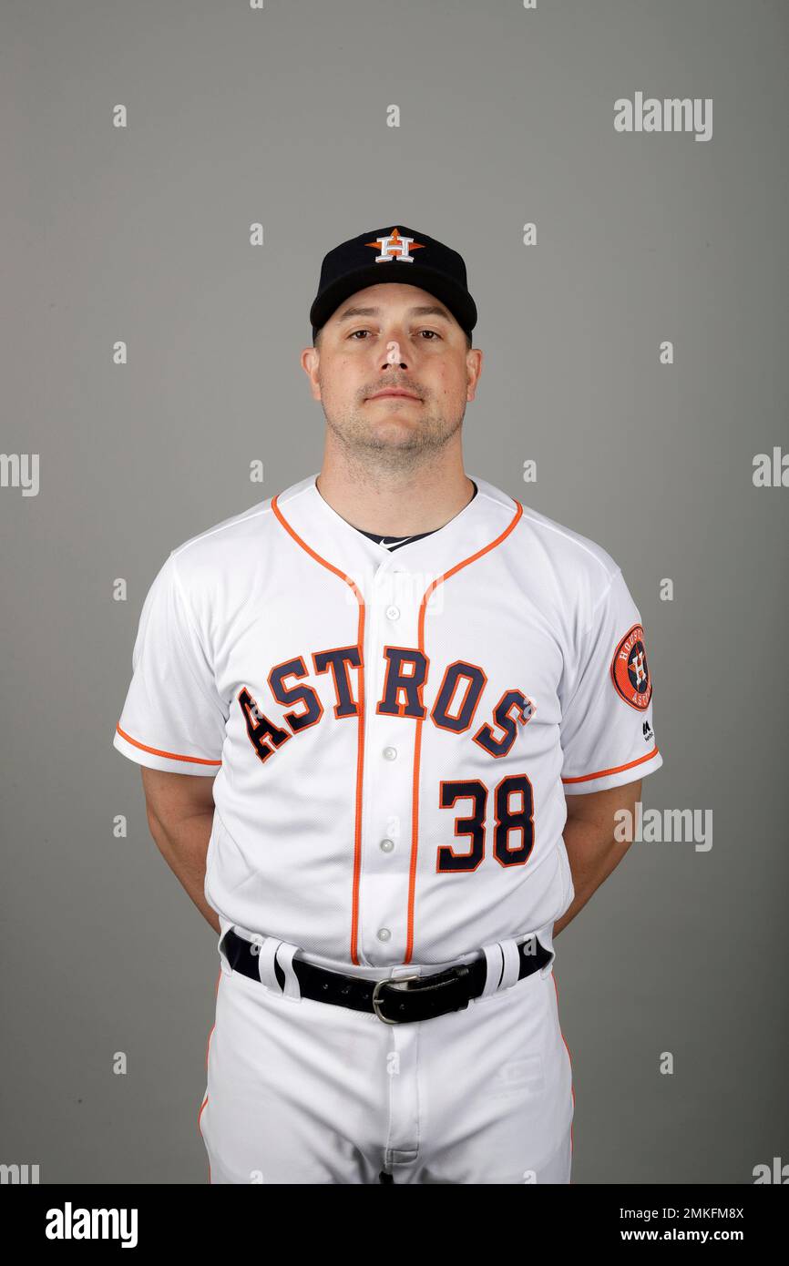 This is a 2019 photo of Joe Smith of the Houston Astros baseball team. This image reflects the ...