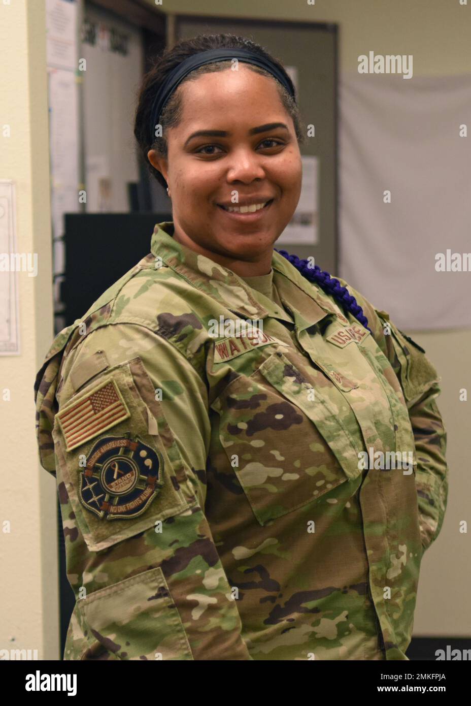 U.S. Air Force Staff Sgt. Erika Watson, 17th Medical Group commander ...