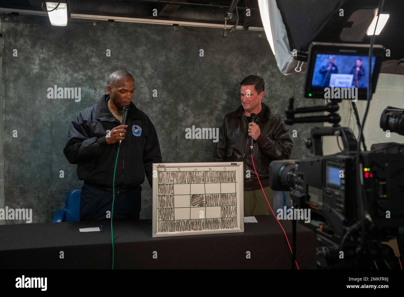 Capt. William M. Mathis, right, from Houston, the executive officer of ...