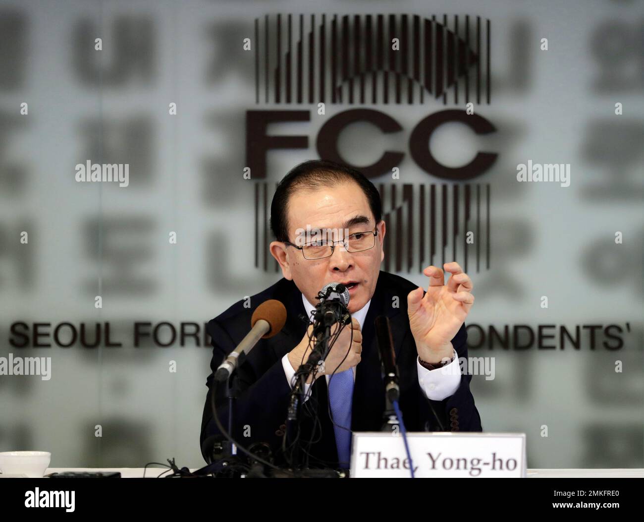 Thae Yong Ho, former North Korean diplomat, who defected to South Korea ...