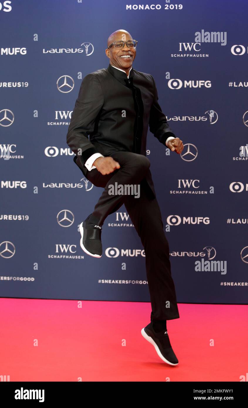 Former 400m hurdler Ed Moses of the United States arrives for the 2019 ...