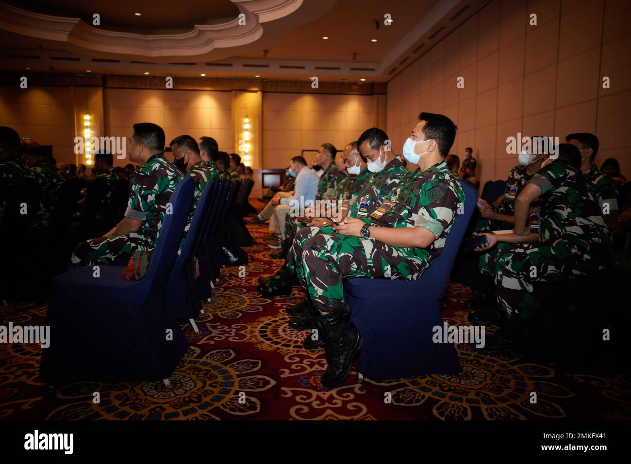 The Tentara Nasional Indonesia (TNI, Indonesian Armed Forces) training ...