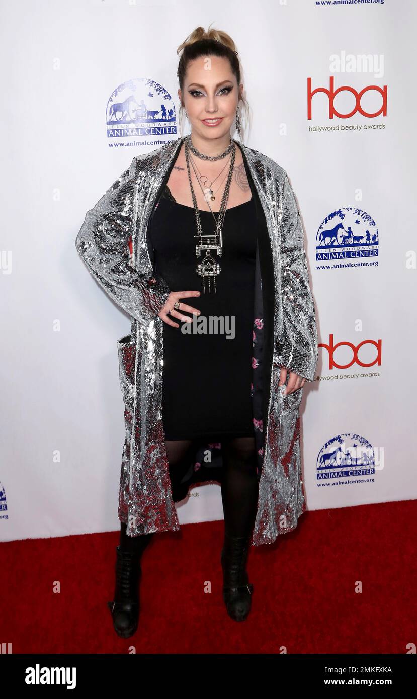 Sarah Tanno arrives at the 5th Annual Hollywood Beauty Awards at the ...