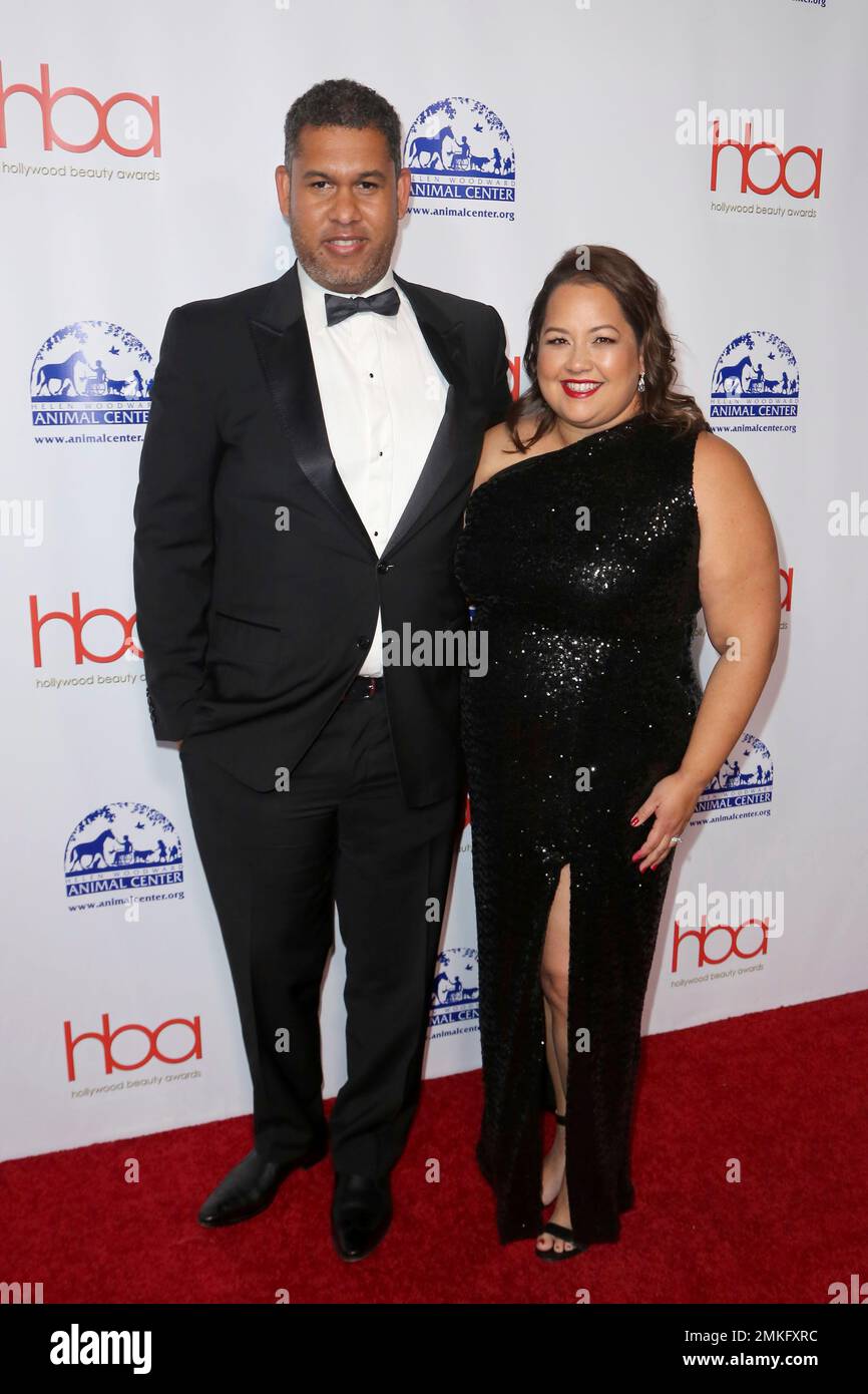 Celebrity photographer Matt Sayles, left, and Karla Sayles arrive at ...