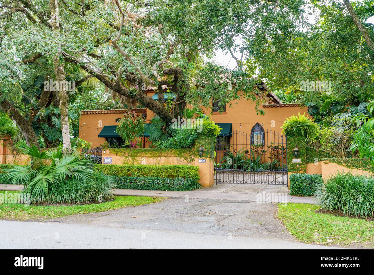 Coral Gables, FL, USA - January 28, 2023: Photo of a historic landmark ...