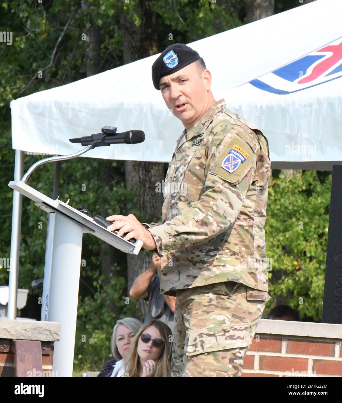 The mantle of leadership for the 10th Mountain Division (LI) and Fort ...