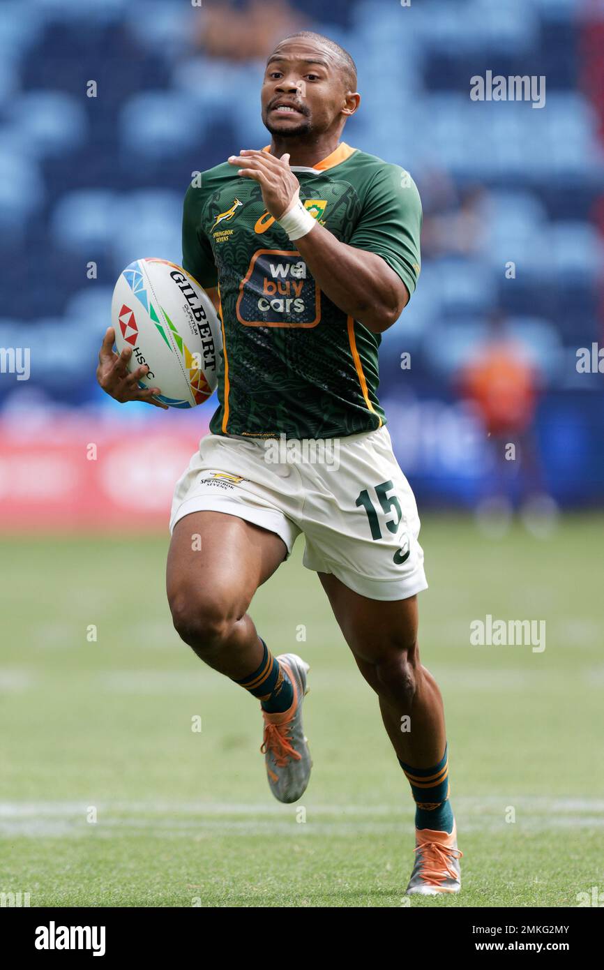 Sydney, Australia. 28th Jan, 2023. Shaun Williams of South Africa runs ...