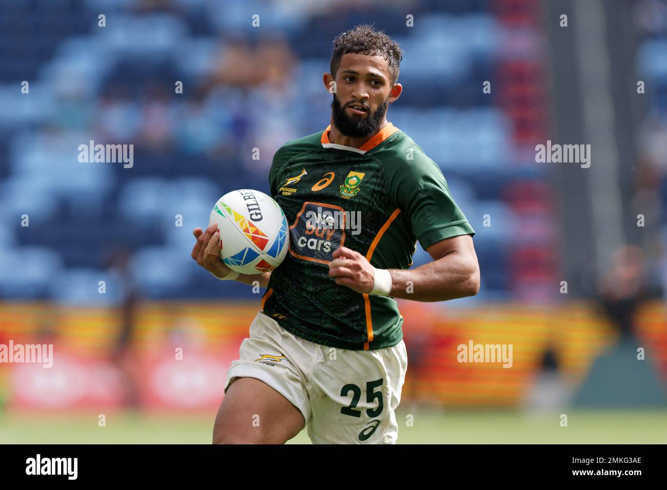 Sydney, Australia. 28th Jan, 2023. Dalvon Blood of South Africa runs ...