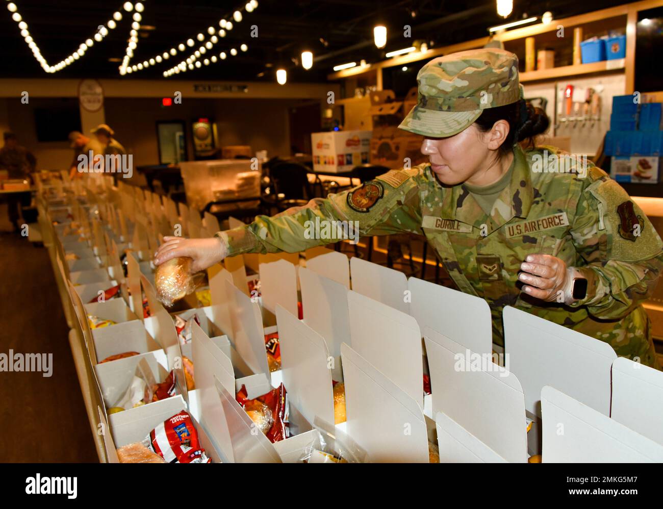 Airman 1st Class Sam Gurule of the 134th Force Support Squadron ...