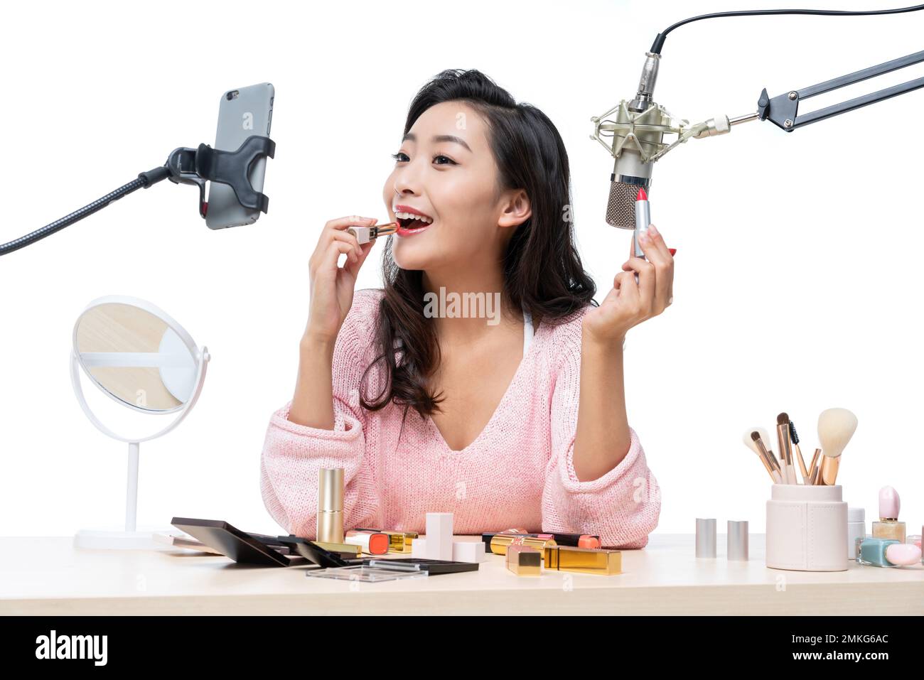 The young woman live Stock Photo - Alamy