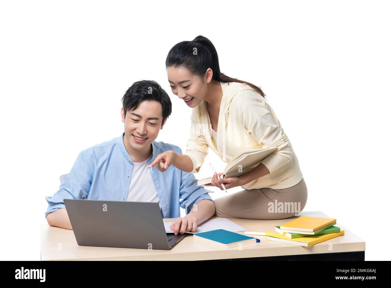 Young women learn hi-res stock photography and images - Alamy