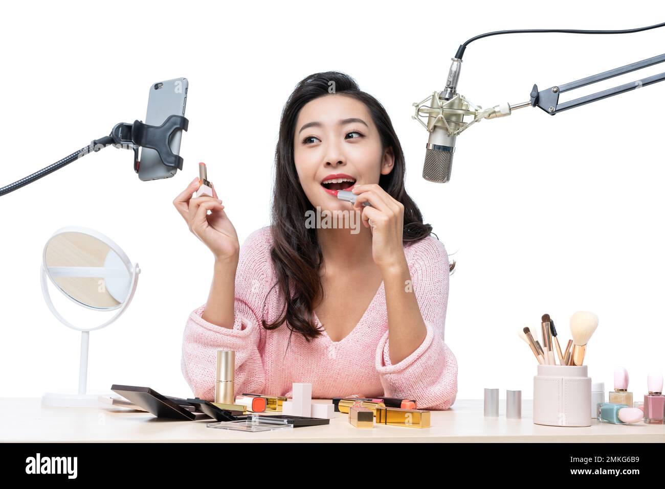The young woman live Stock Photo - Alamy