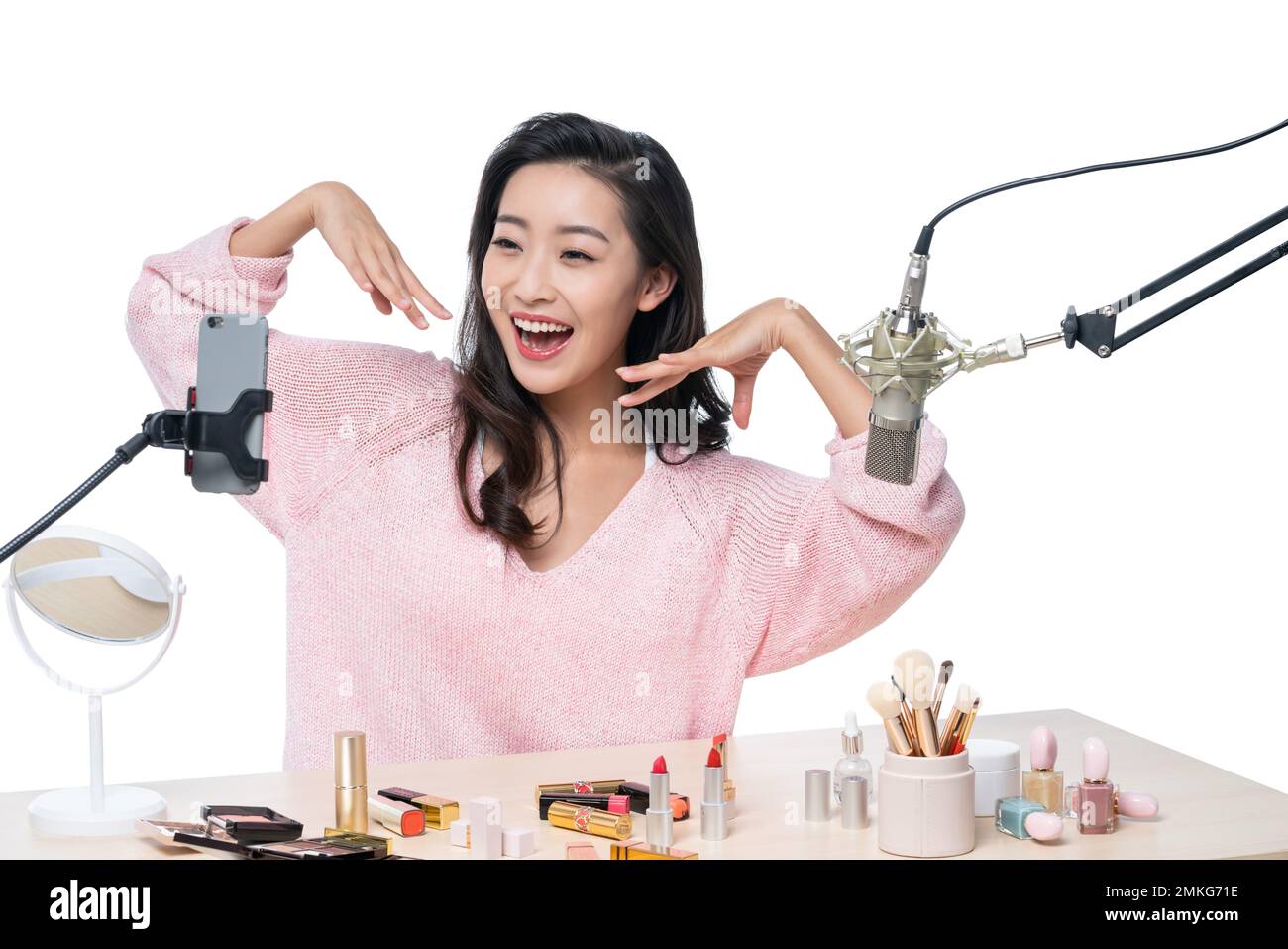 The young woman live Stock Photo - Alamy