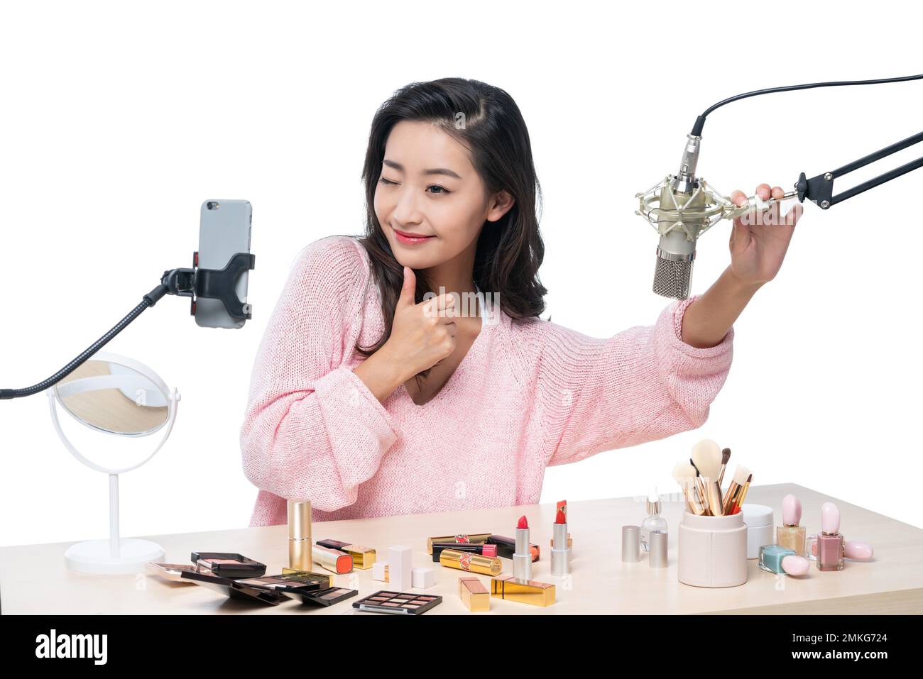The young woman live Stock Photo - Alamy
