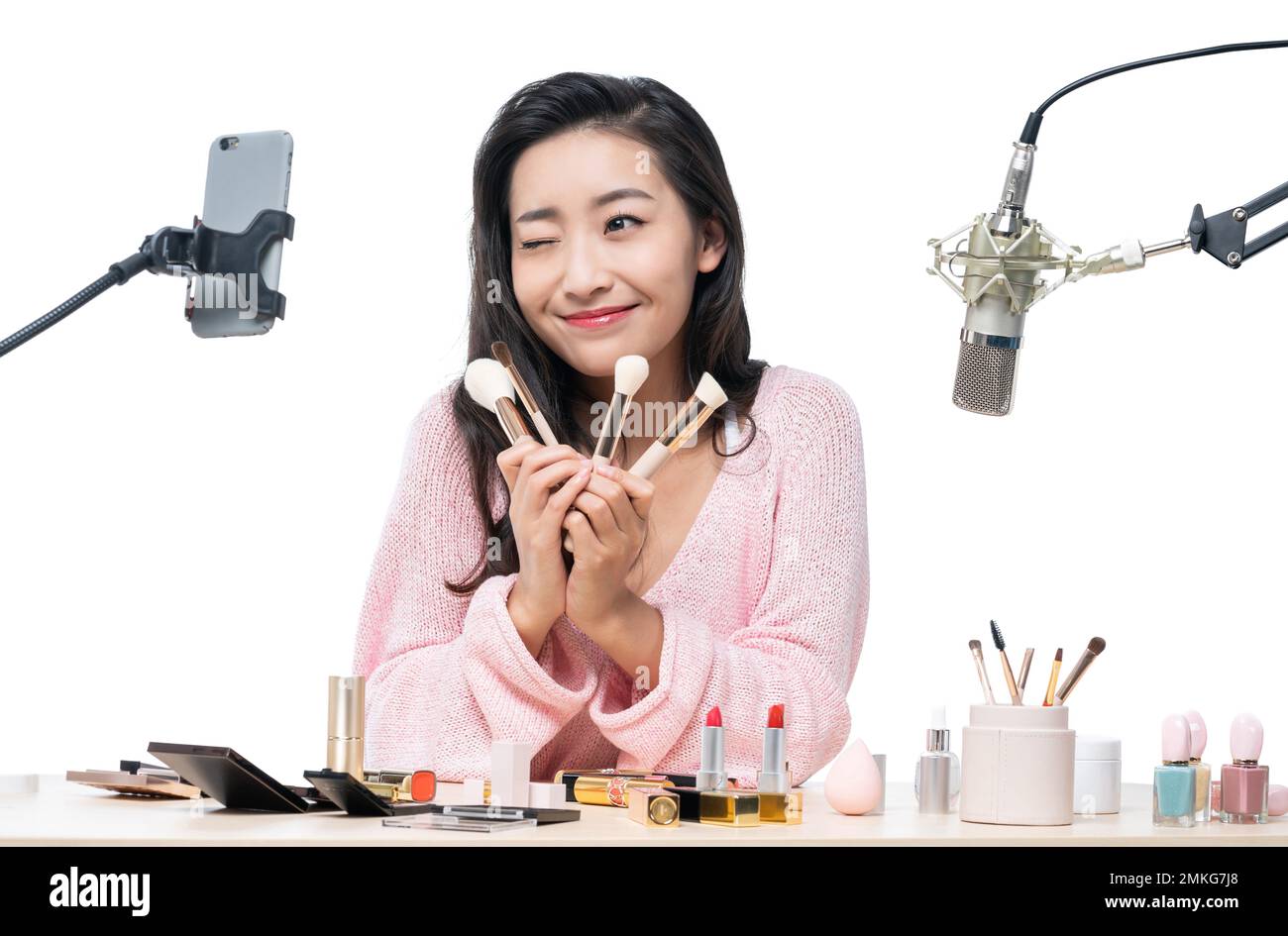 The young woman live Stock Photo - Alamy