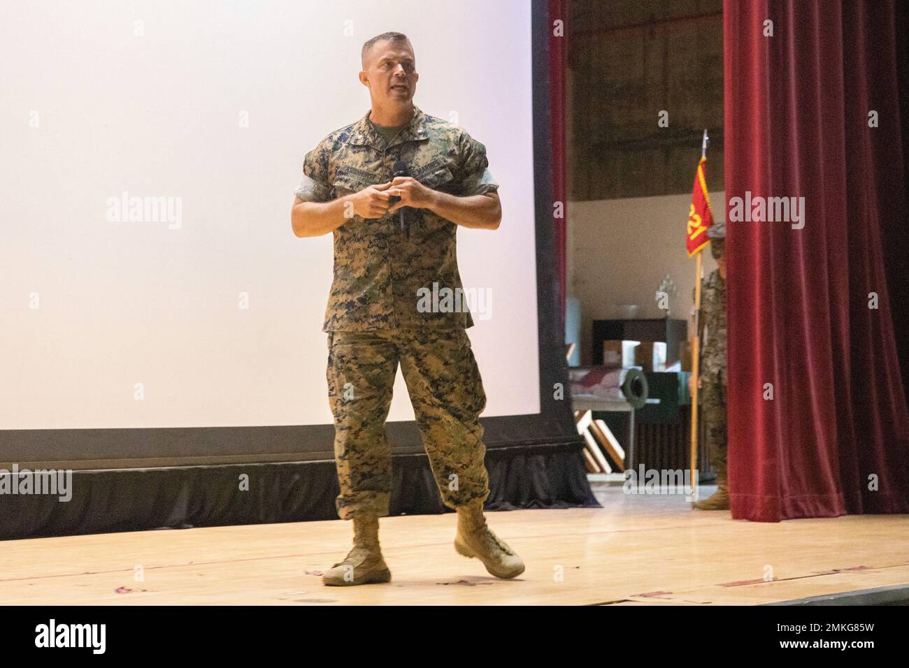 U.S. Marine Corps Lt. Col. Christopher A. Ashinhurst, the commanding ...
