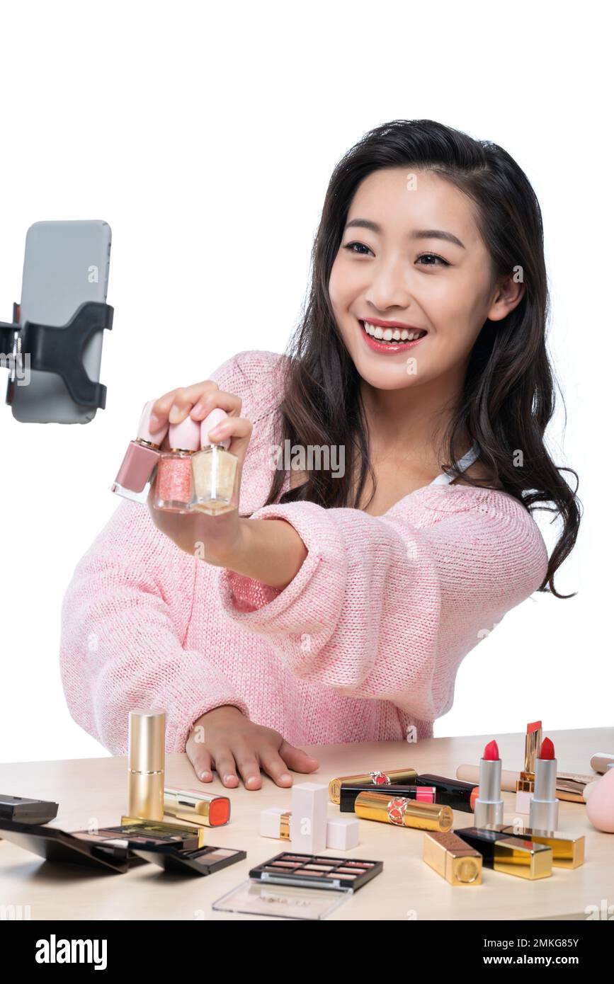 The young woman live Stock Photo - Alamy