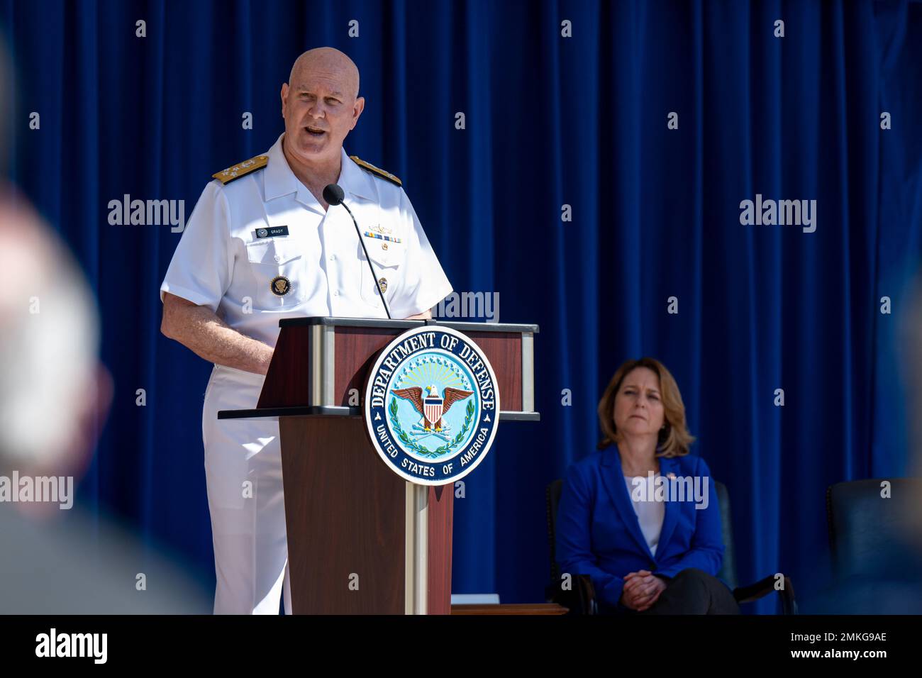 Vice Chairman of the Joint Chiefs of Staff Admiral Christopher W. Grady ...