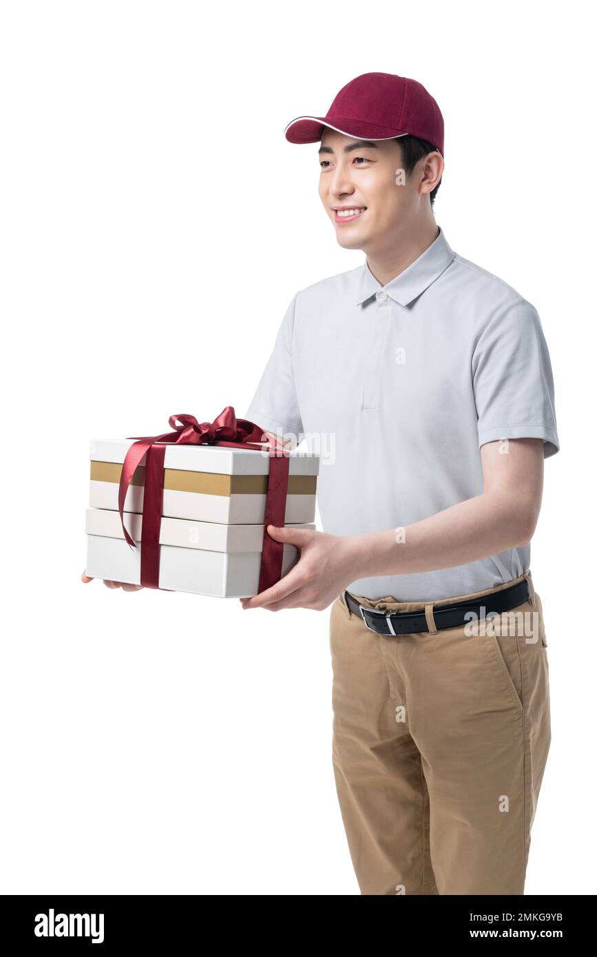 Only courier personnel Cut Out Stock Images & Pictures - Alamy