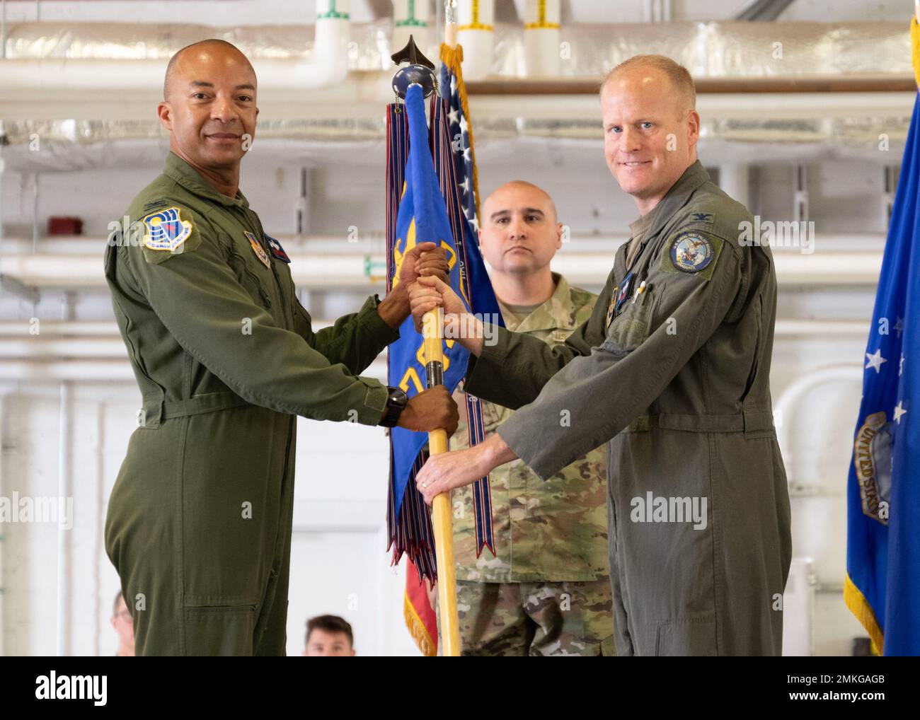 U.S. Air Force Col. Darren Wees, 704th Test Group outgoing commander ...