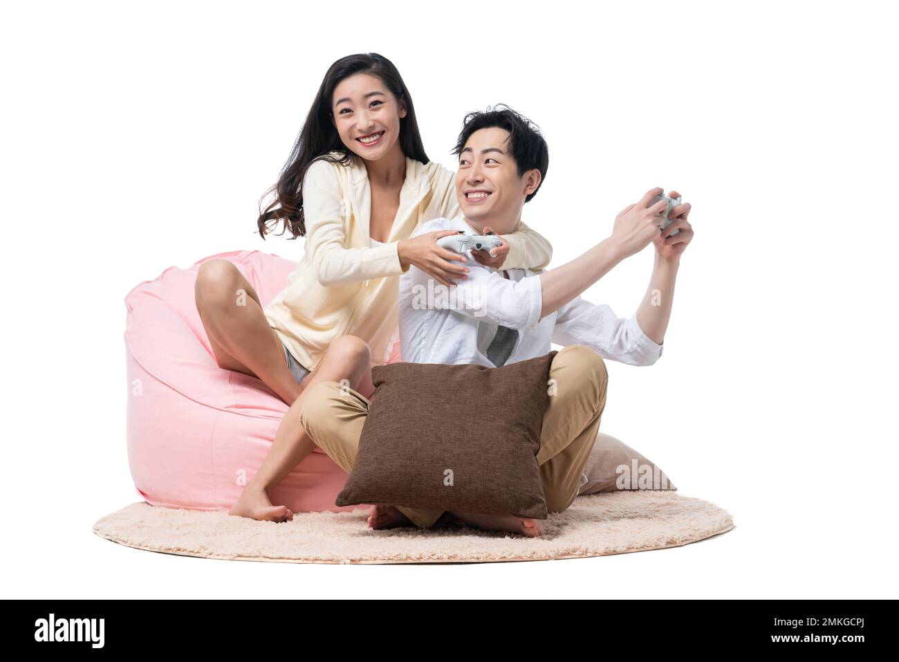 Two young men video games hi-res stock photography and images - Alamy