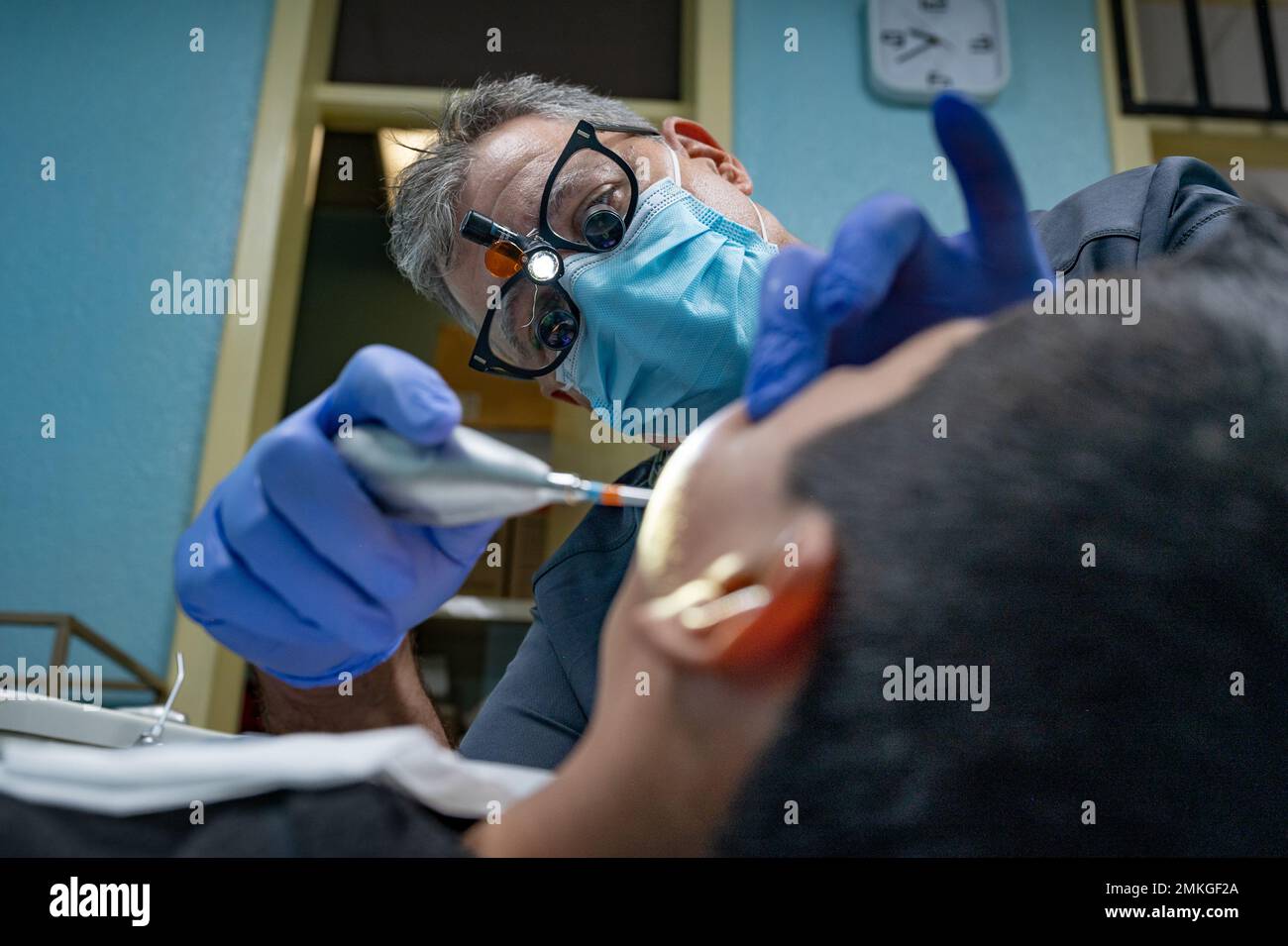 Tooth extraction in the military hi-res stock photography and images ...