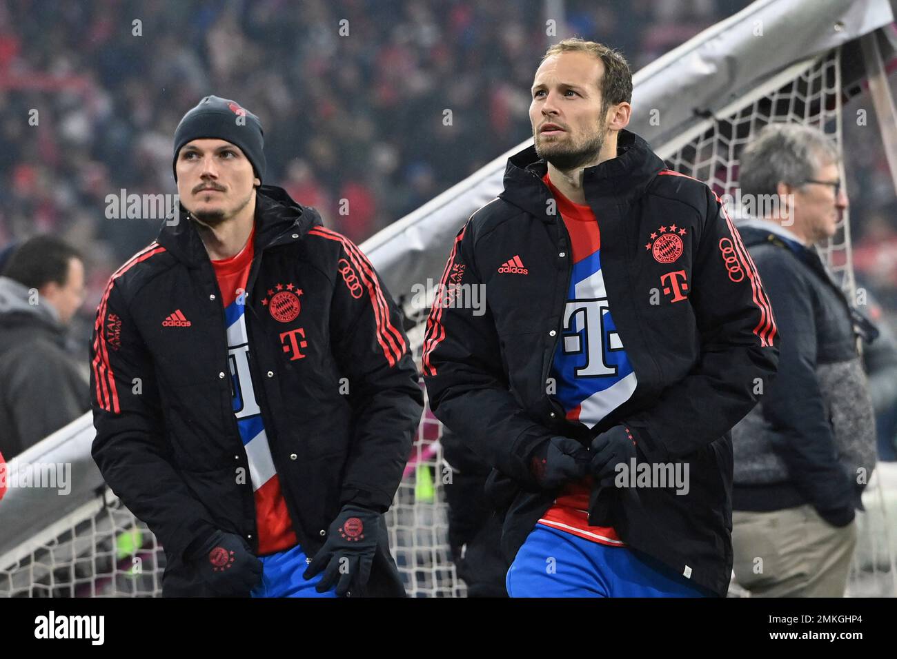 From left: Marcel SABITZER (FC Bayern Munich), Daley BLIND (FC Bayern ...