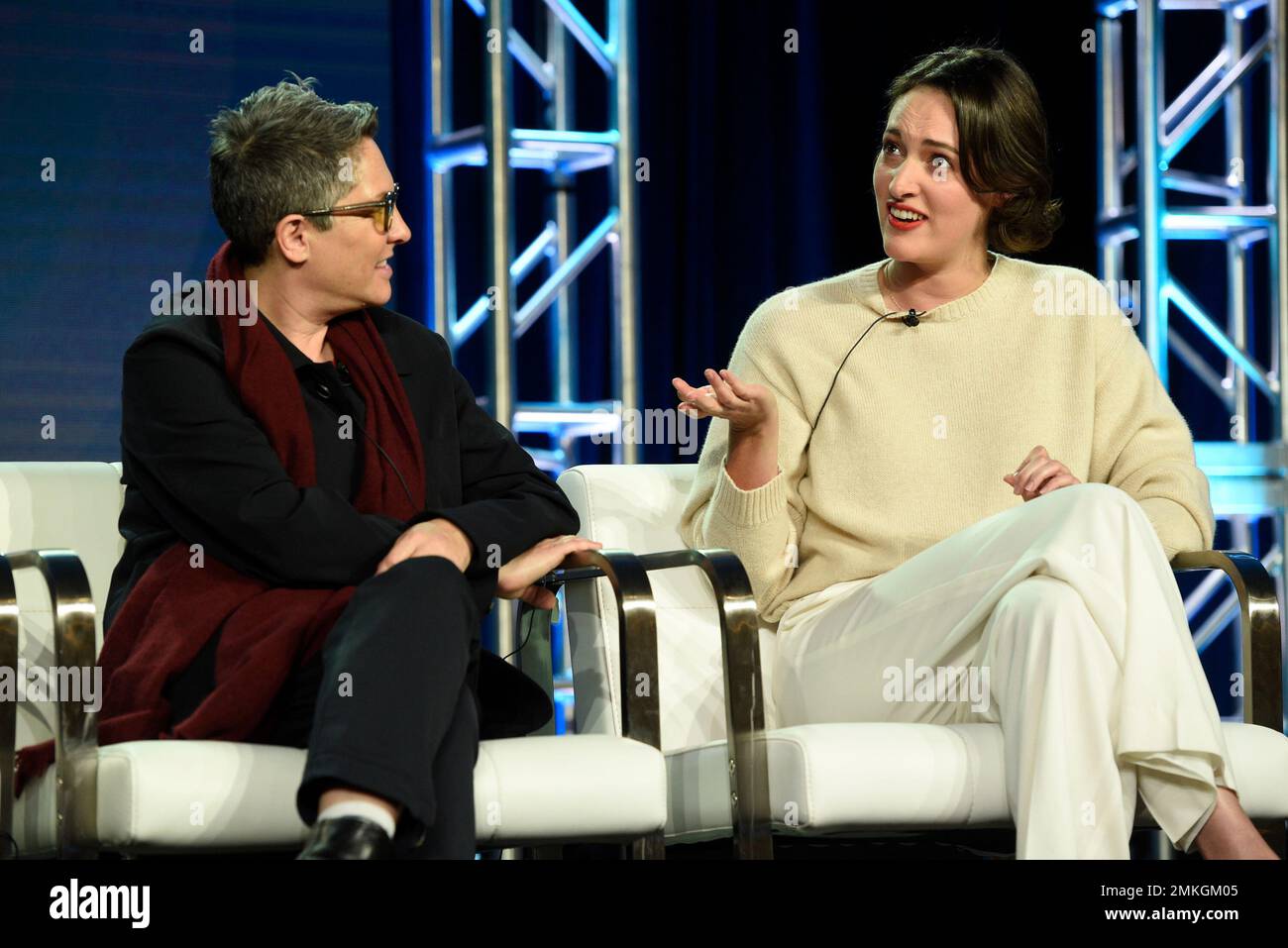 Jill Soloway, left, and Phoebe Waller-Bridge attend the Amazon Prime ...