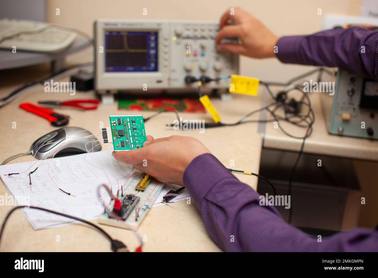 Electrical engineers design hi-res stock photography and images - Alamy