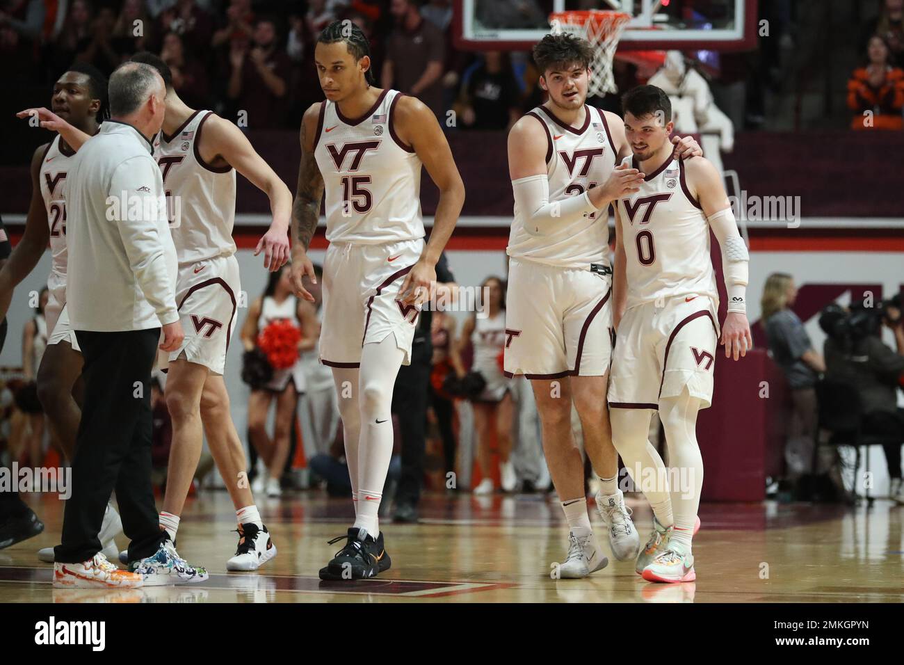 Blacksburg, Virginia, USA. 28th Jan, 2023. Virginia Tech Hokies forward ...