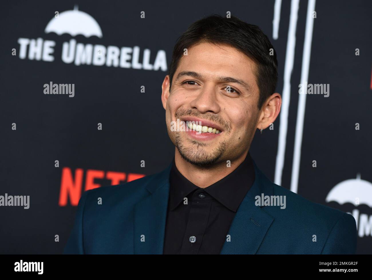 David Castaneda arrives at the Los Angeles premiere of "The Umbrella Academy" at The Arclight ...