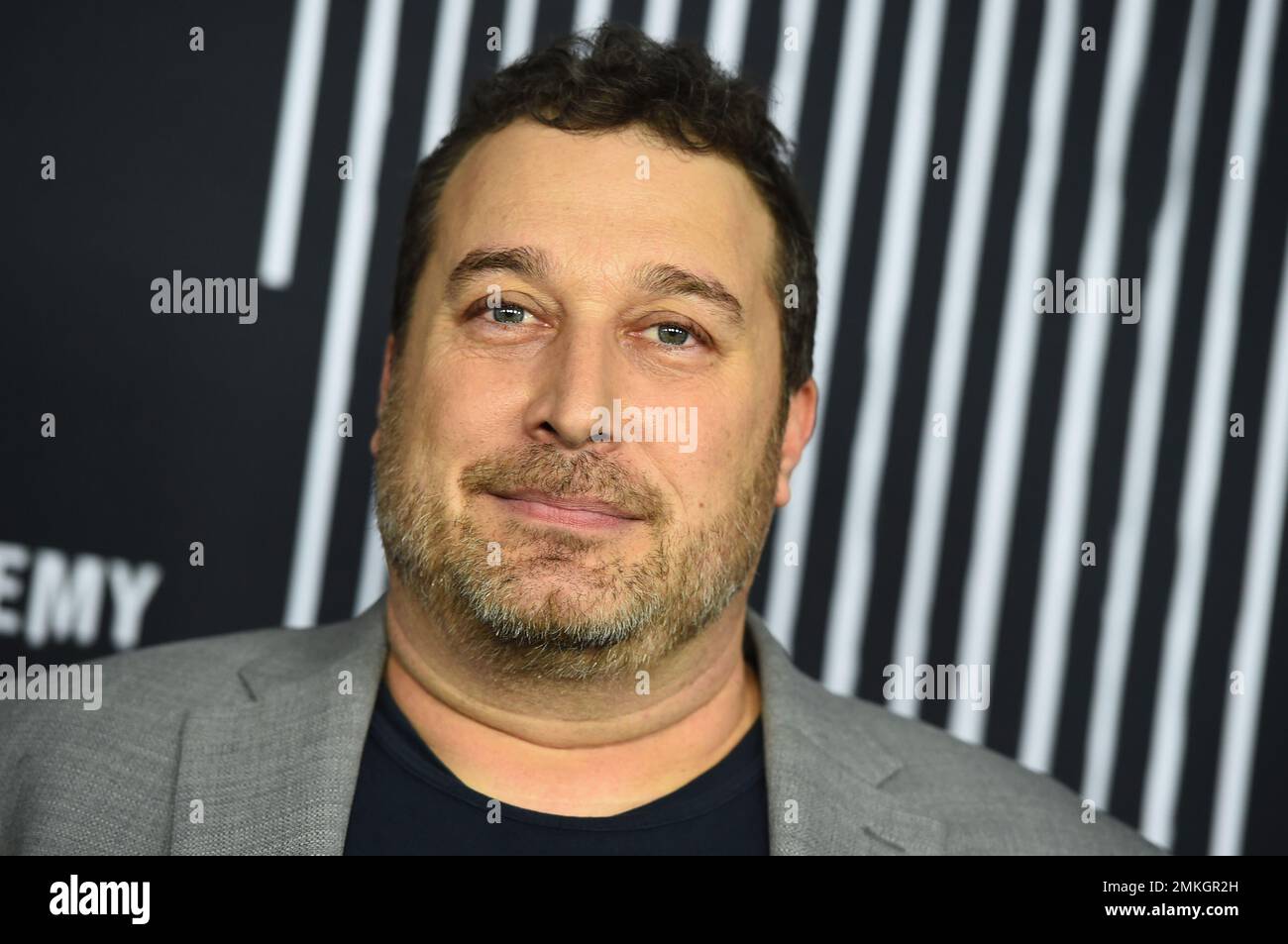 Steve Blackman arrives at the Los Angeles premiere of "The Umbrella ...